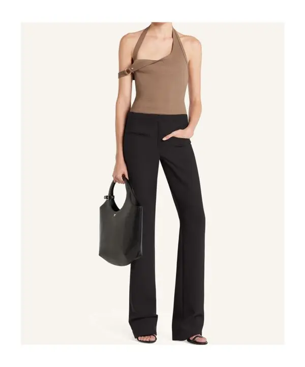 COURREGES Courrèges Asymmetrical Buckle Tank Top