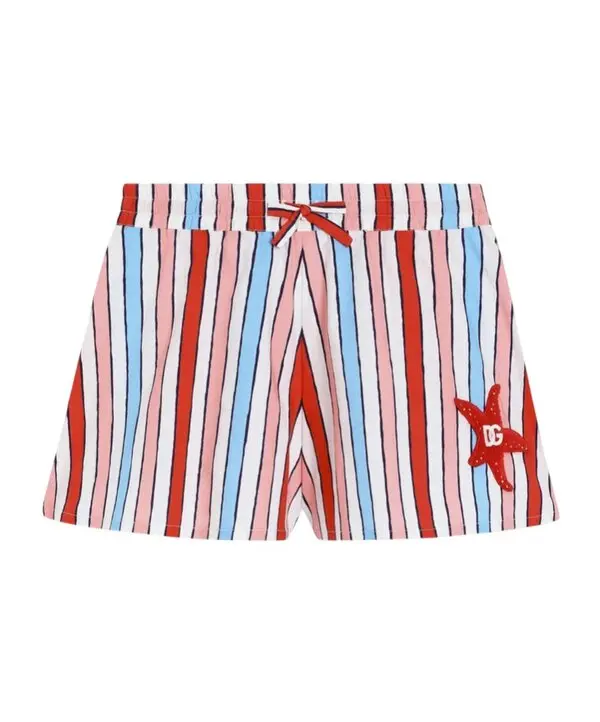Dolce & Gabbana Starfish Striped Shorts