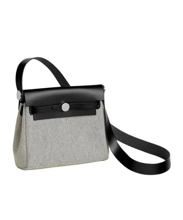 Hermès Colorblock Mini Herbag Zip 20 Shoulder Bag