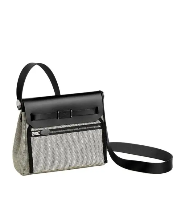 Hermès Colorblock Mini Herbag Zip 20 Shoulder Bag