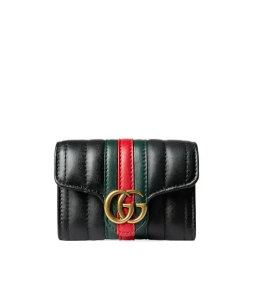 Gucci Gg Marmont Bi-fold Card Case