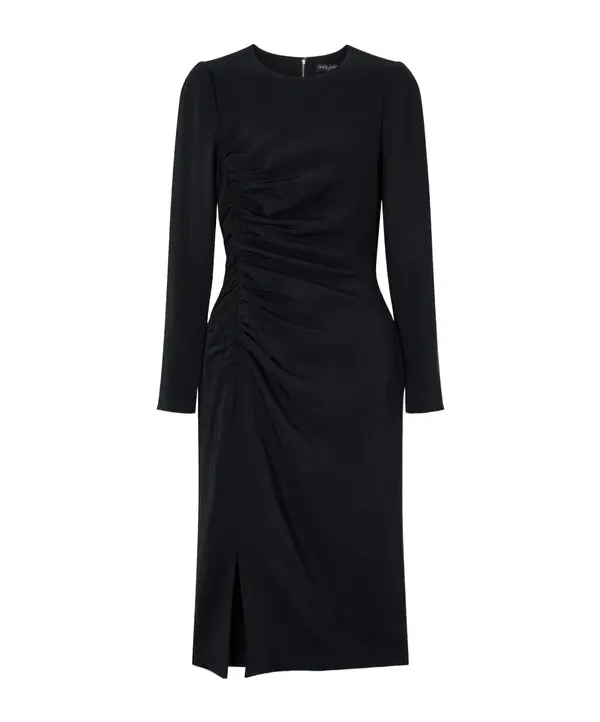 Dolce & Gabbana Structured Cady Dress - Black