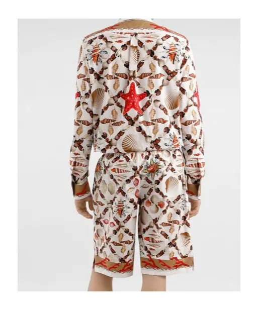 Dolce & Gabbana Shell-print Martini Shirt
