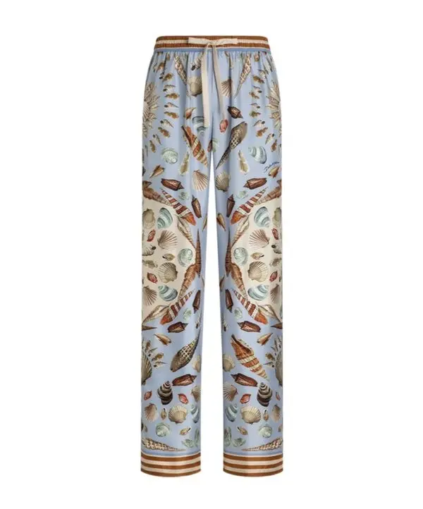 Dolce & Gabbana Shell-print Pajama Trousers