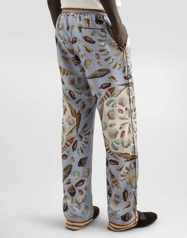 Dolce & Gabbana Shell-print Pajama Trousers