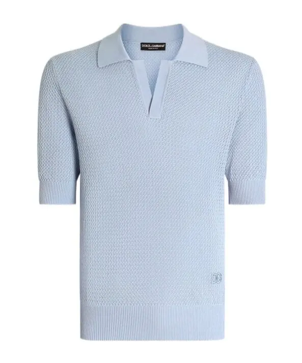 Dolce & Gabbana Textured Short-sleeve Top