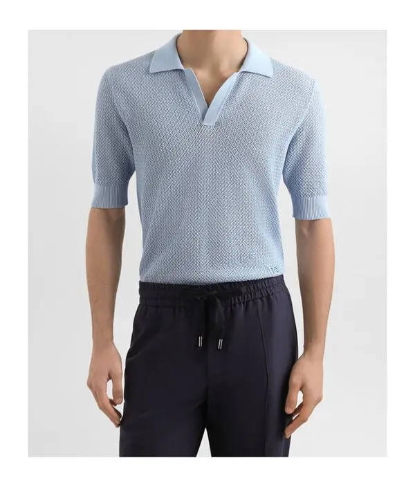 Dolce & Gabbana Textured Short-sleeve Top
