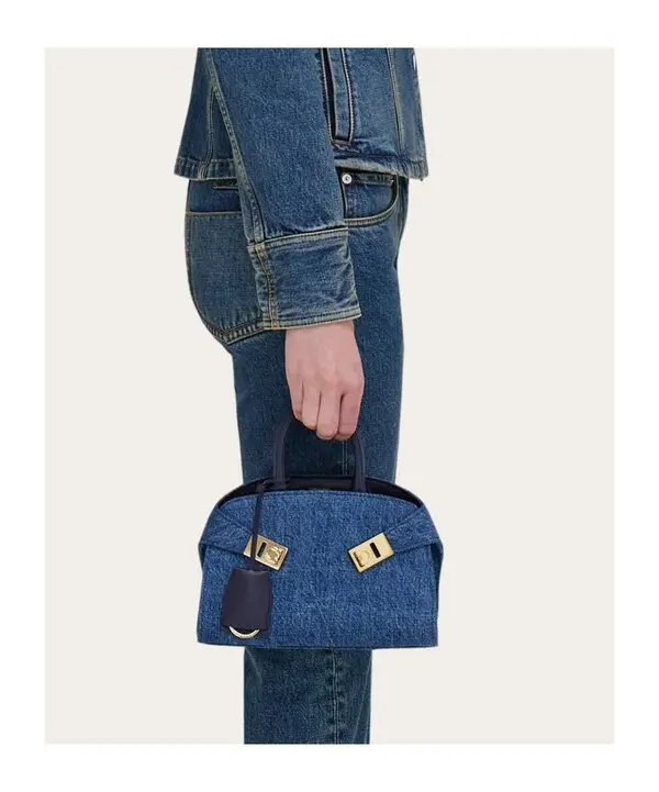 FERRAGAMO Hug Handbag - Blue