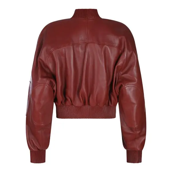 Phoebe Philo Zip-front Leather Bomber Jacket