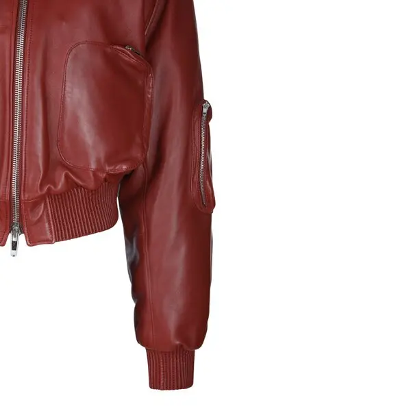 Phoebe Philo Zip-front Leather Bomber Jacket