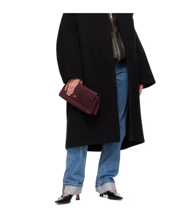 Khaite Audrey Foldover Clutch Bag