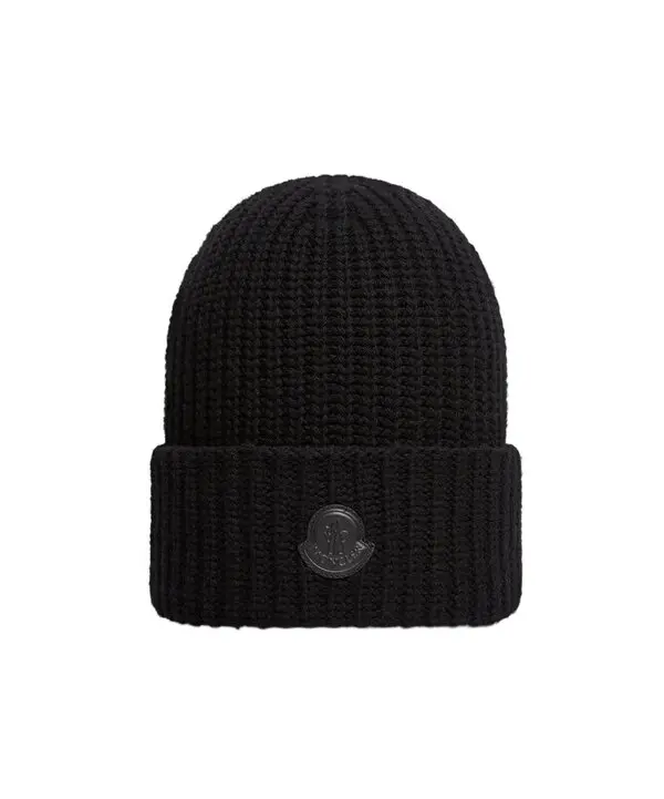 Moncler Wool Cashmere Blend Beanie