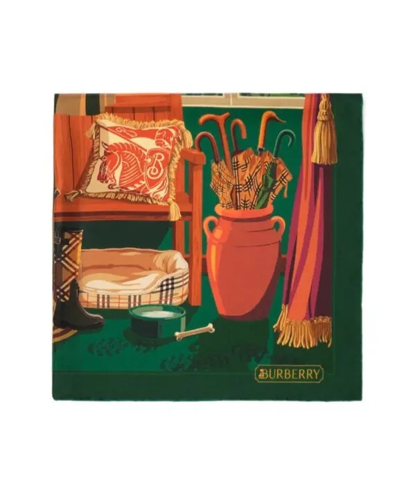 Burberry Knight Day Silk Scarf