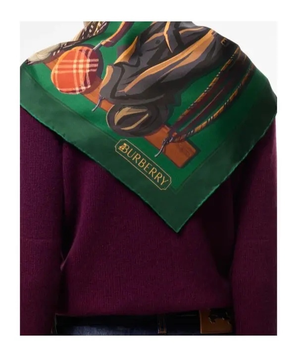 Burberry Knight Day Silk Scarf