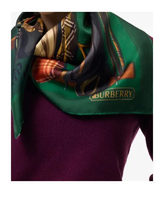 Burberry Knight Day Silk Scarf