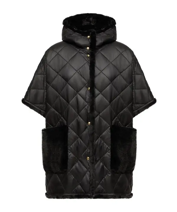 Moncler Reversible Hooded Cape
