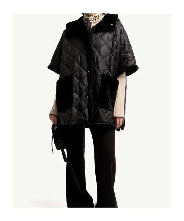 Moncler Reversible Hooded Cape