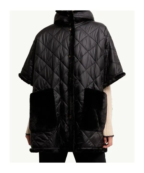Moncler Reversible Hooded Cape