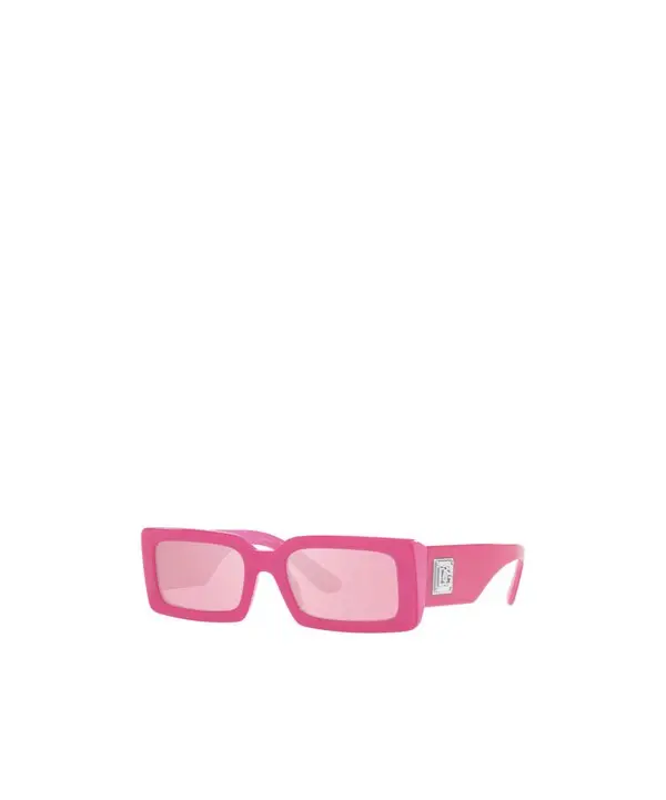 Dolce & Gabbana Rectangular Plastic Sunglasses