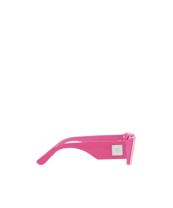 Dolce & Gabbana Rectangular Plastic Sunglasses