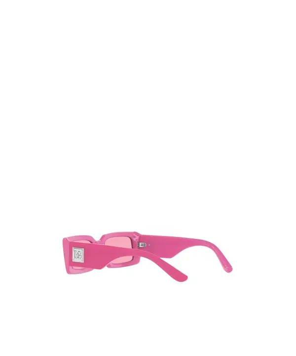 Dolce & Gabbana Rectangular Plastic Sunglasses