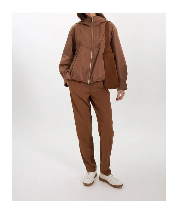Marella Zip-up Hooded Casual Jacket