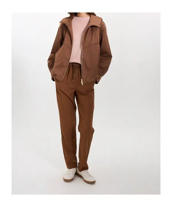 Marella Zip-up Hooded Casual Jacket