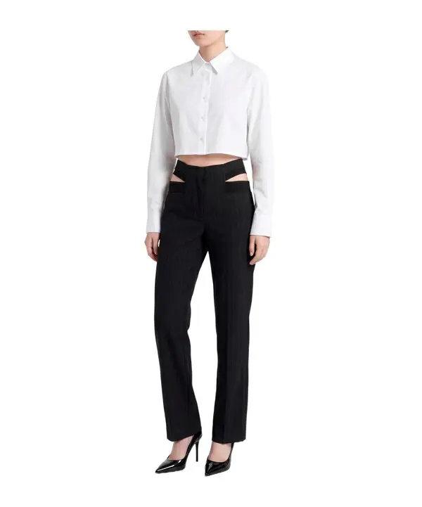 Burberry Slim-fit Striped Suit Pants