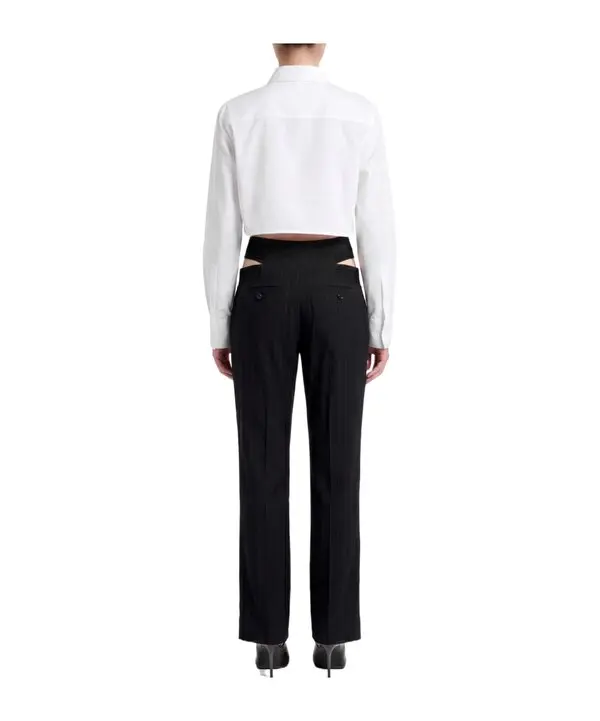 Burberry Slim-fit Striped Suit Pants
