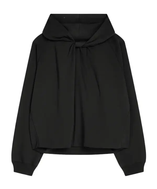 Dries Van Noten Draped Cotton Hoodie