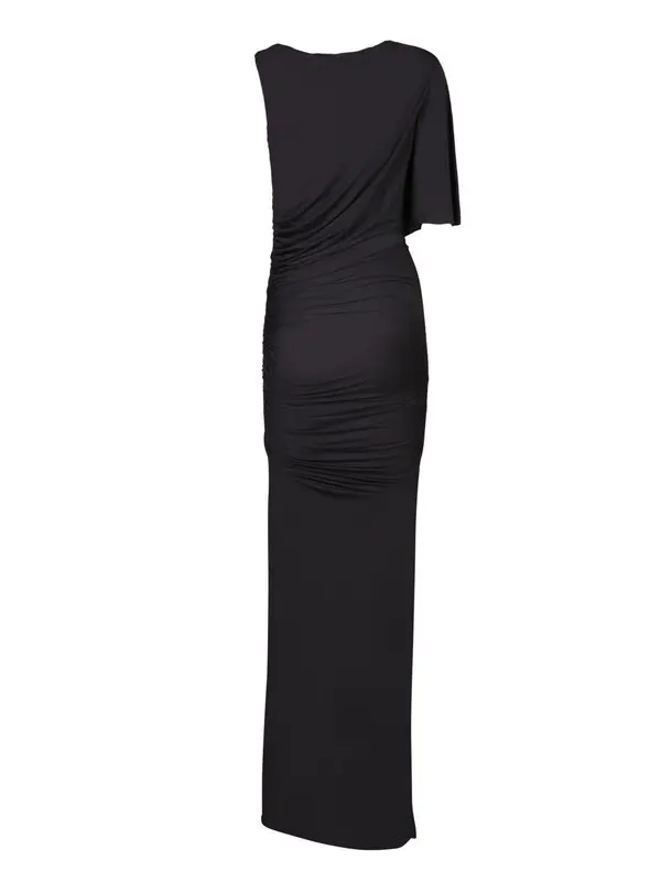 Roberto Cavalli Draped One-shoulder Dress