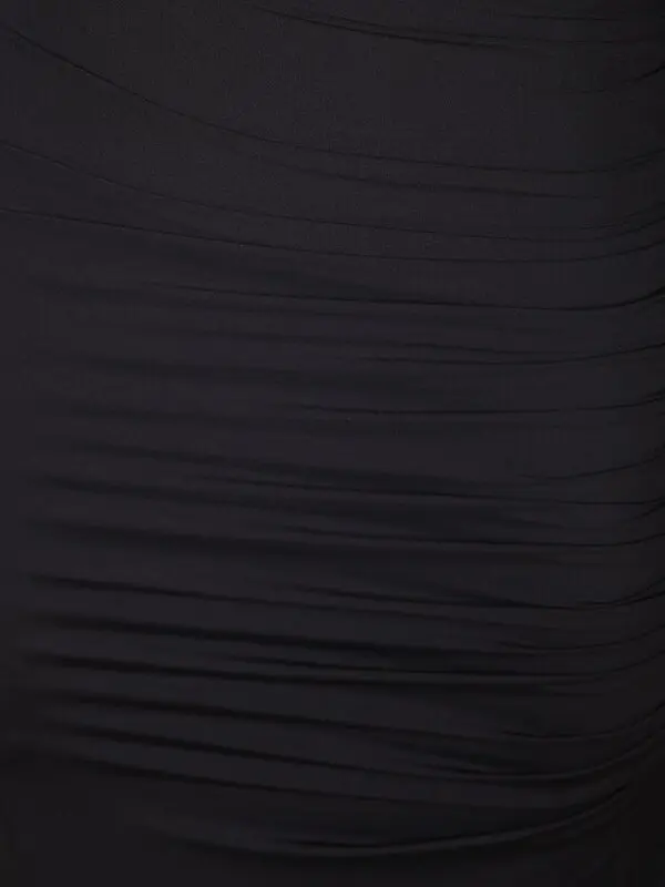 Roberto Cavalli Draped One-shoulder Dress