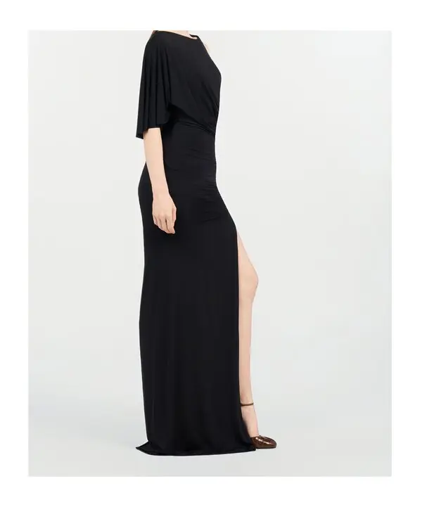 Roberto Cavalli Draped One-shoulder Dress