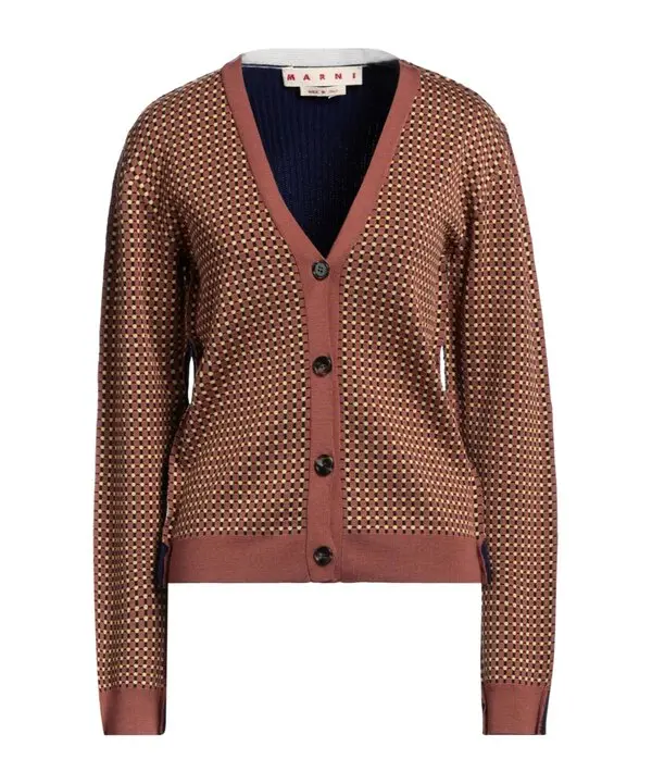 Marni Plaid Knit Top