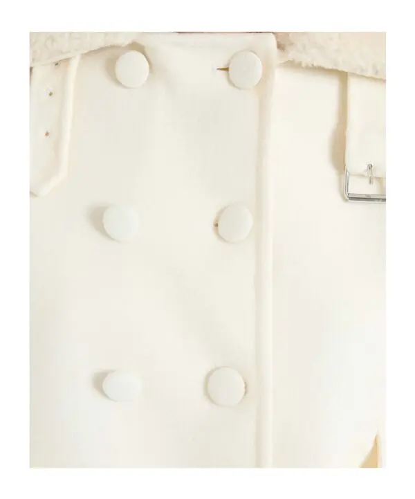Ermanno Scervino Double-breasted Fur Collar Jacket