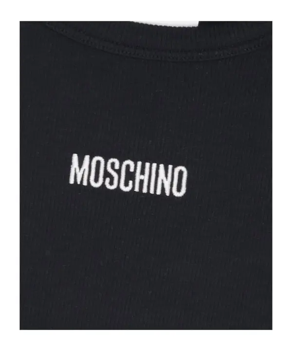 Moschino Logo Ribbed Tank Top