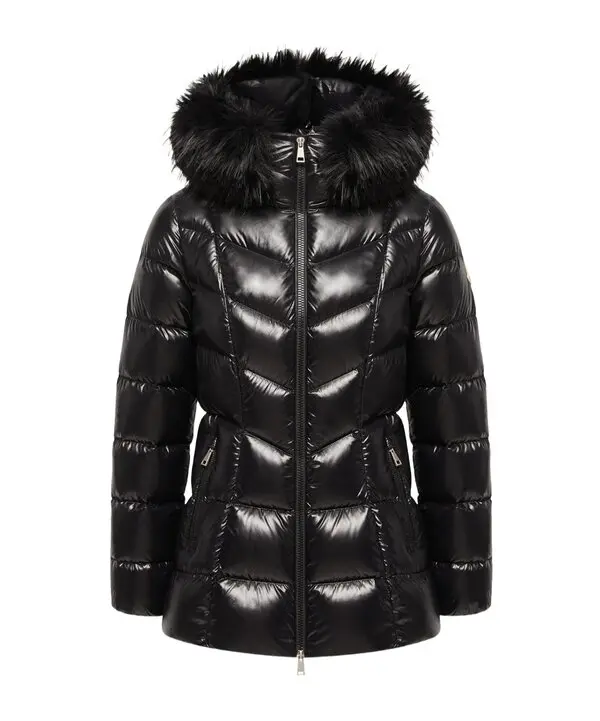 Moncler Fulmar Hooded Short Down Jacket - Black