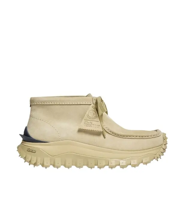 Moncler Clarks Originals Trailgrip Wallabee Gtx Suede Boots - Beige
