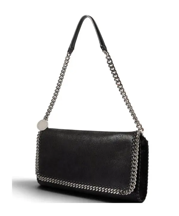 Stella McCartney Flap Shoulder Bag - Black