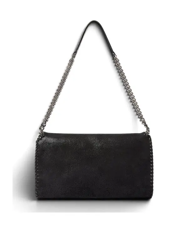 Stella McCartney Flap Shoulder Bag - Black