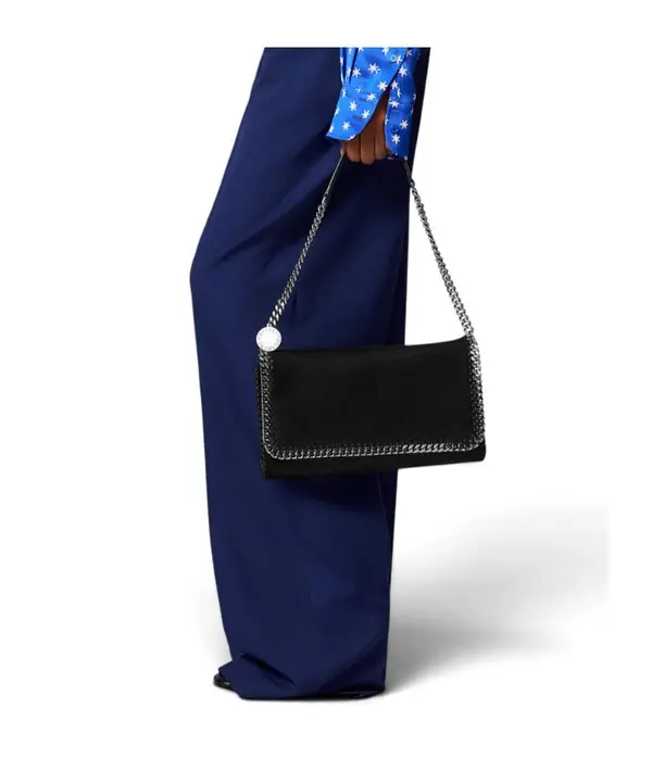 Stella McCartney Flap Shoulder Bag - Black
