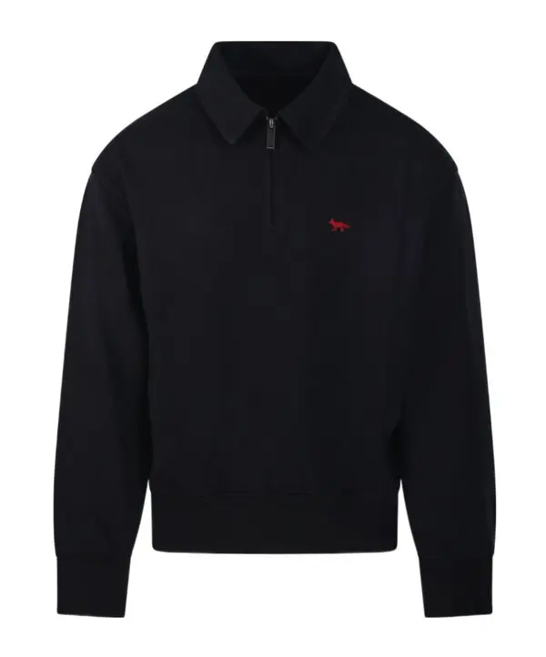 Maison Kitsuné Polo-collar Sweatshirt