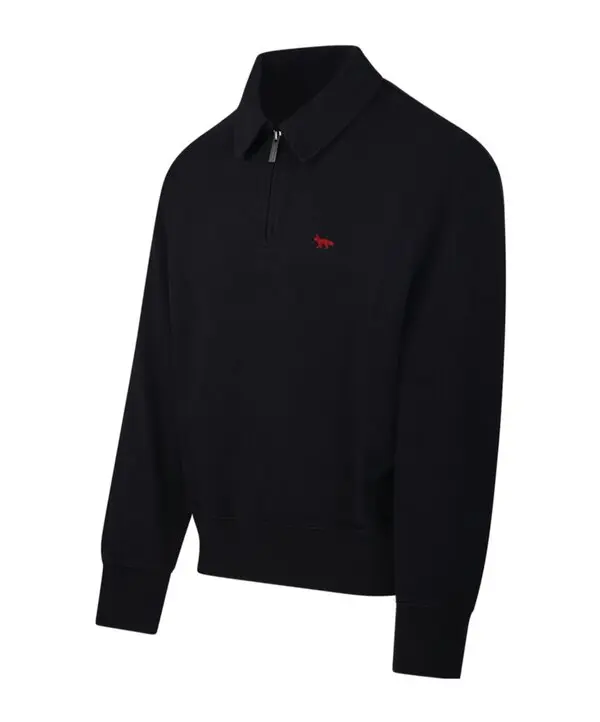 Maison Kitsuné Polo-collar Sweatshirt