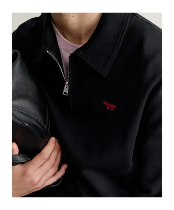 Maison Kitsuné Polo-collar Sweatshirt