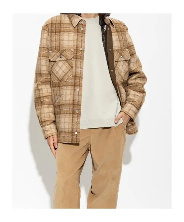 Moncler Logo Wool Sweater - Beige