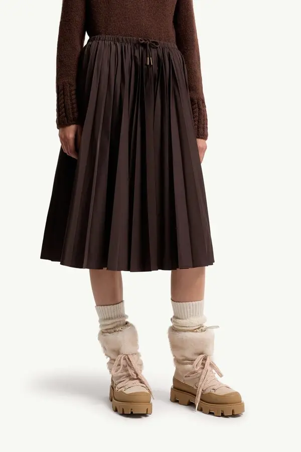 Moncler Pleated Midi Skirt