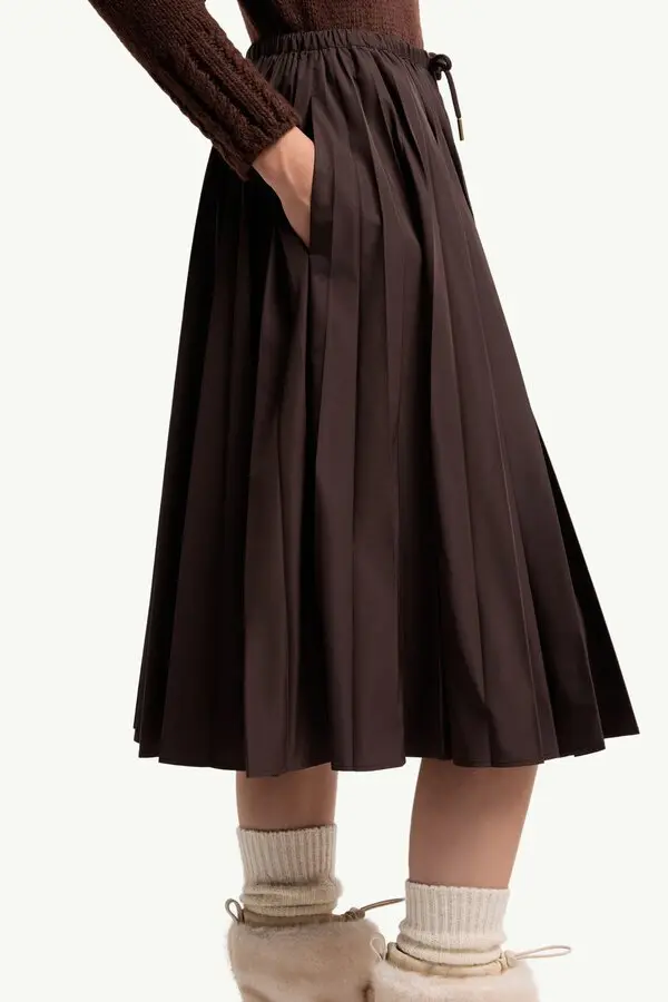Moncler Pleated Midi Skirt