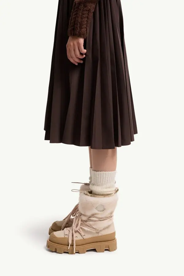 Moncler Pleated Midi Skirt