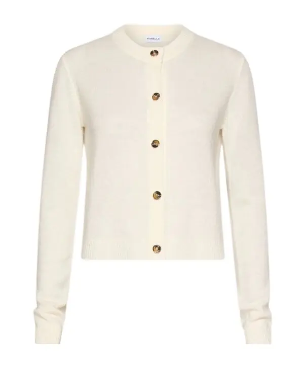Marella Ribbed-knit Crew-neck Top