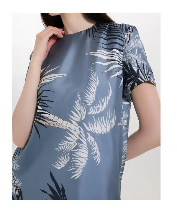 Marella Printed Short-sleeve Dress